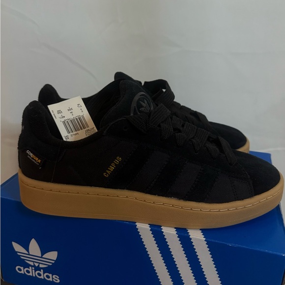 adidas | Other | Adidas Campus 0s Black And Tan Sneakers | Poshmark